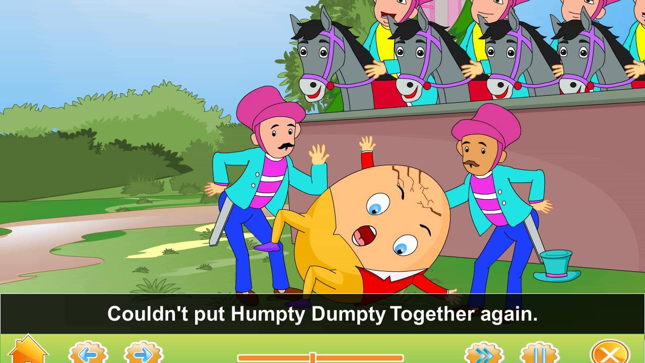 Humpty Dumpty || Nursery Rhyme || English - YouTube