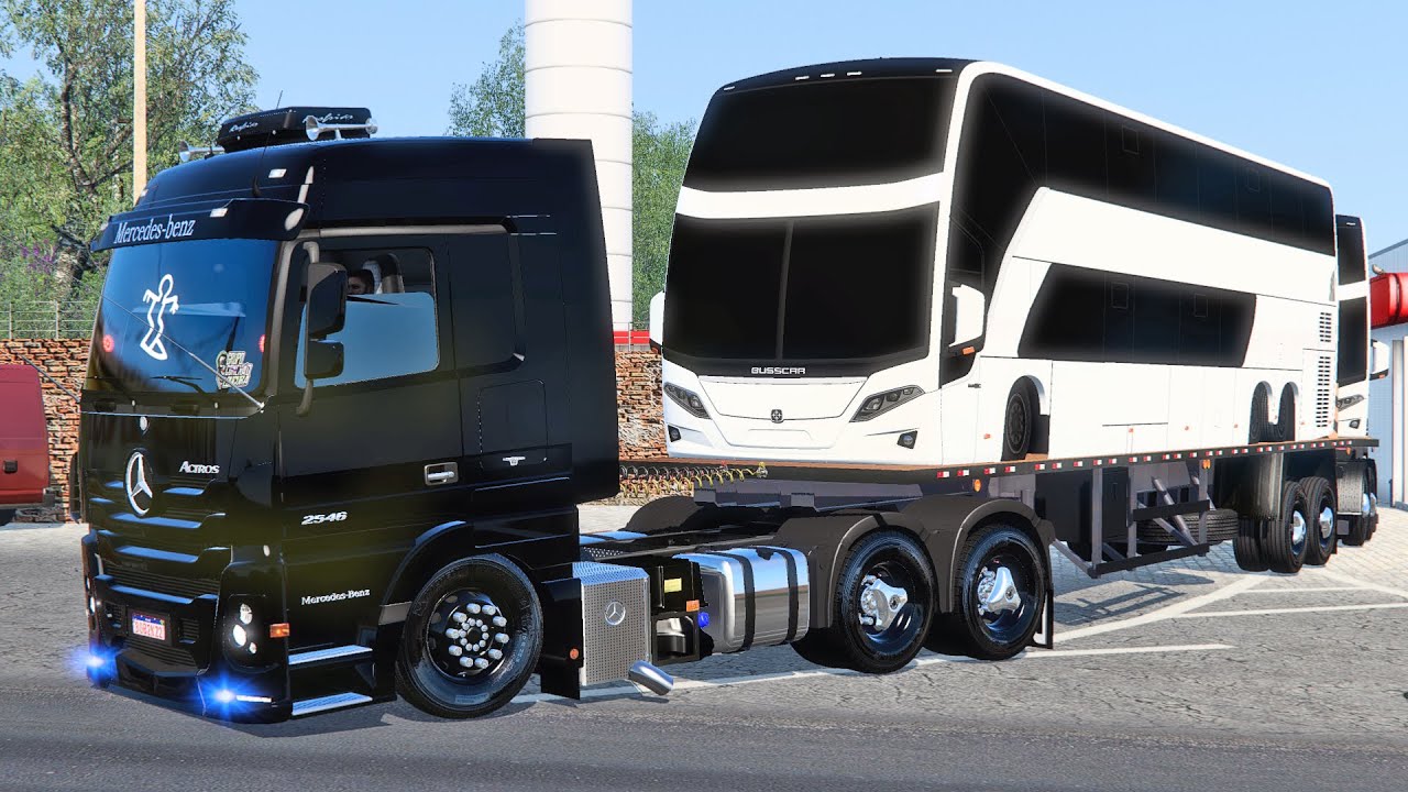 ENGATEI O ACTROS 2546 NO RODO-TREM 30 METROS - CARRADA DIFERENCIADA - ETS2 MODS BRASILEIROS ...