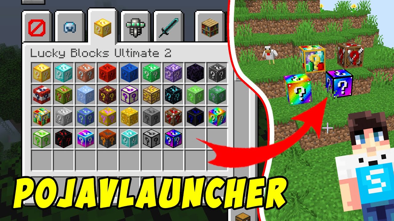Cara Download Mod Lucky Block Ultimate yang Dipakai Stresmen di PojavLauncher! - YouTube