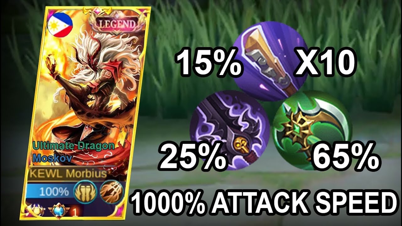 USE THIS 3 BUFFED ITEM TO ACHIEVE 1000% ATTACK SPEED! SHUT DOWN YOUR ...