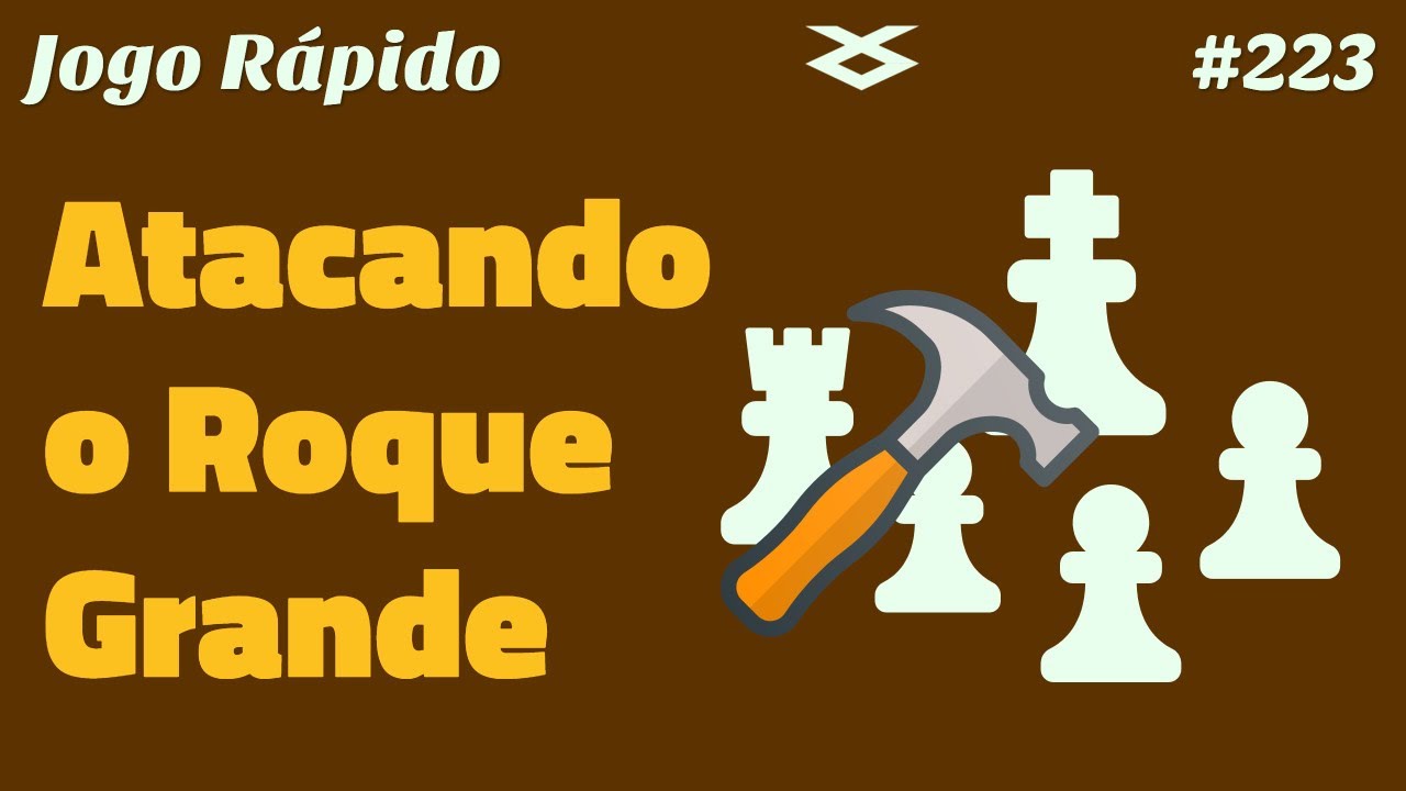 Atacando o Roque Grande | [#Xadrez] Jogo Rápido #223 - YouTube