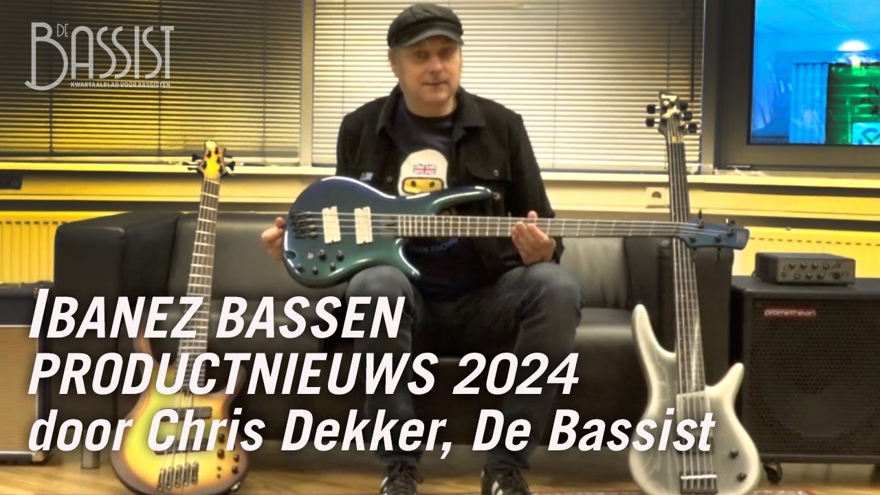 Ibanez Bass Guitars - New for 2024 - Chris Dekker - De Bassist - YouTube