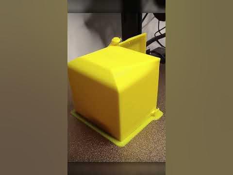 Print in Place Spring Loaded Box | 3D Print | Time-lapse - YouTube