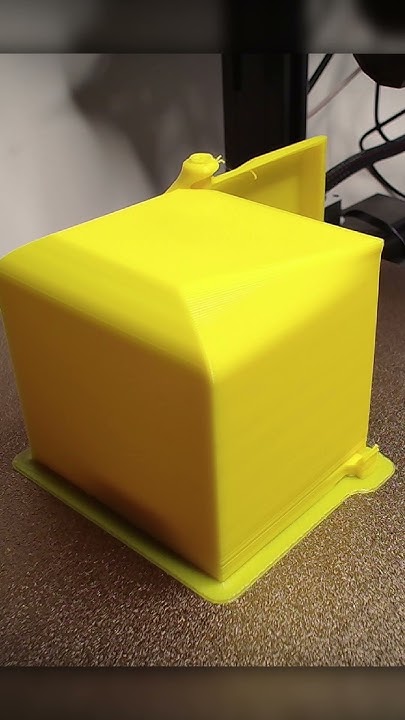 Print in Place Spring Loaded Box | 3D Print | Time-lapse - YouTube