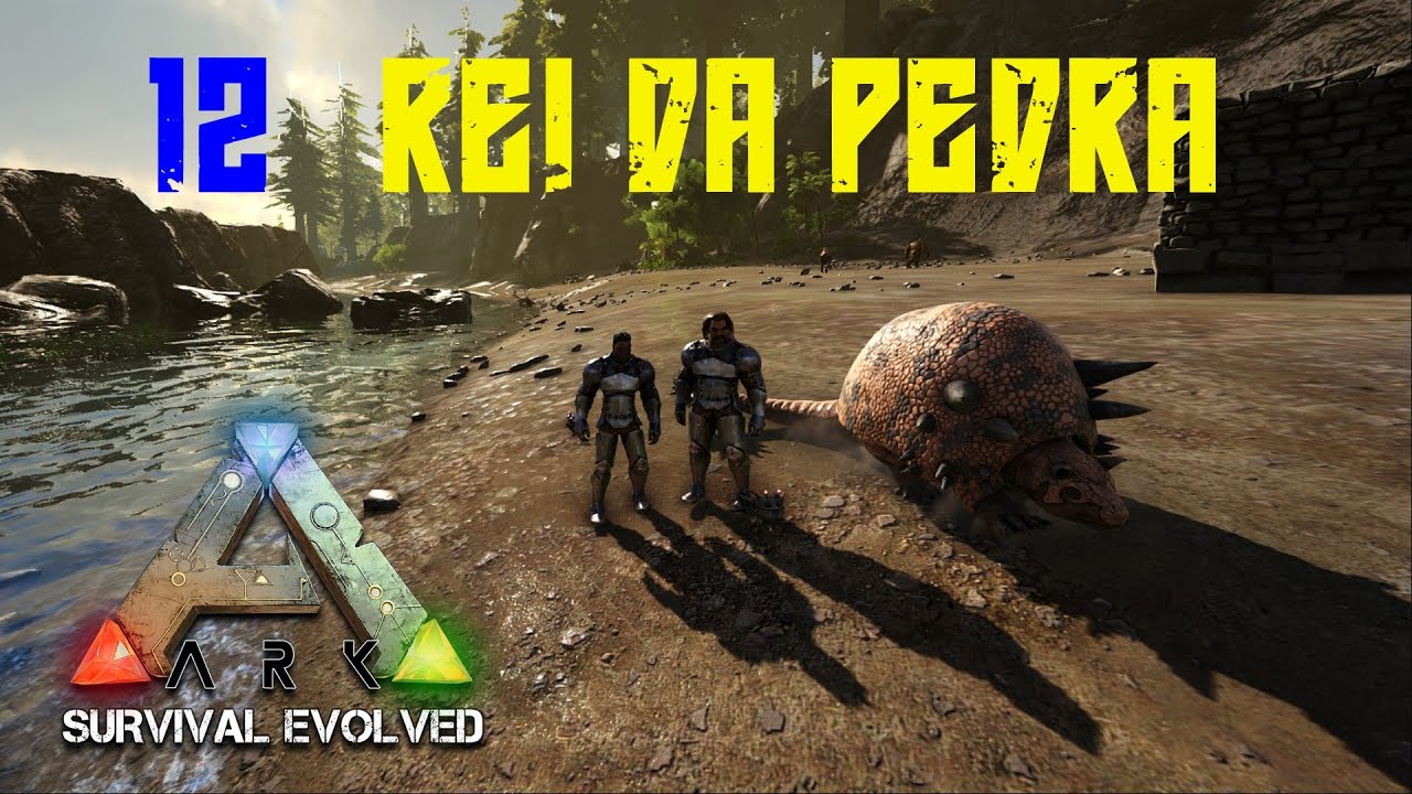 DOEDICURUS pega MUITA PEDRA ARK: SURVIVAL EVOLVED VANILLA - SÉRIE COMPLETA NO MAPA THE ISLAND ...