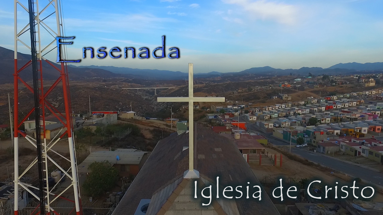 Aerial view of Church in Ensenada - YouTube