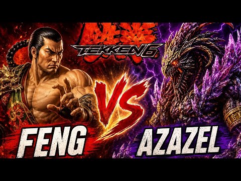 TEKKEN 6 🔥 Feng vs Azazel Full Battle | Ultimate Boss Fight ⚡ HD Gameplay