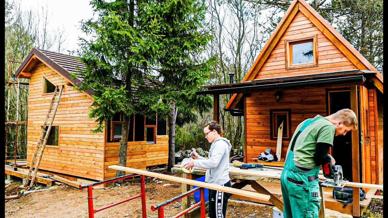 Outstanding WOODEN HOUSE Build in 2 YEARS - OFF GRID - YouTube