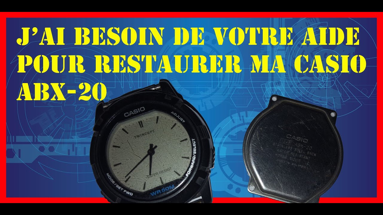 J'ai besoin d'aide pour restaurer cette casio ABX-20 Twincept - YouTube