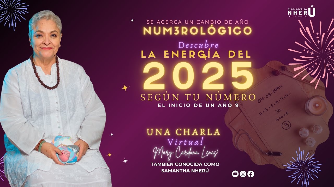 La Energía Del 2025 Según Tu Número - Mary Cardona Lenis - YouTube Music