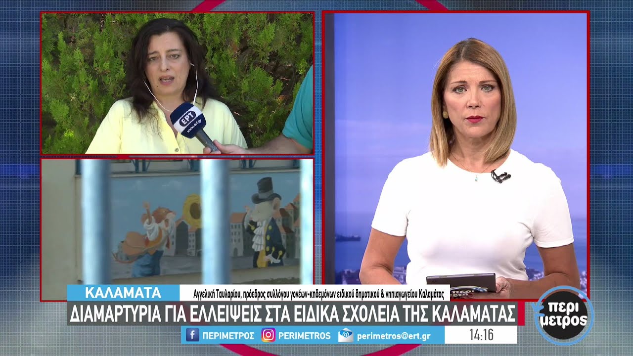 Διαμαρτυρία για ελλείψεις στα Ειδικά σχολεία της Καλαμάτας | 04/10/2022 ...