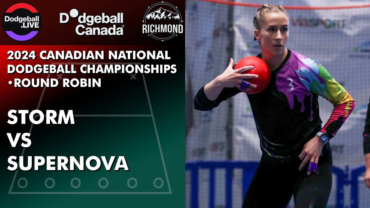 Storm vs Supernova / Canadian National Dodgeball Championships 2024 - YouTube