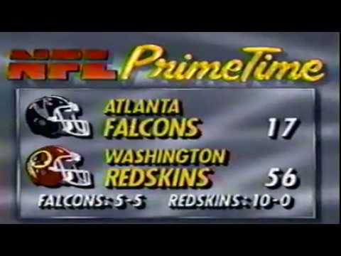 NFL Primetime - Falcons @ Redskins -11/10/1991 - YouTube