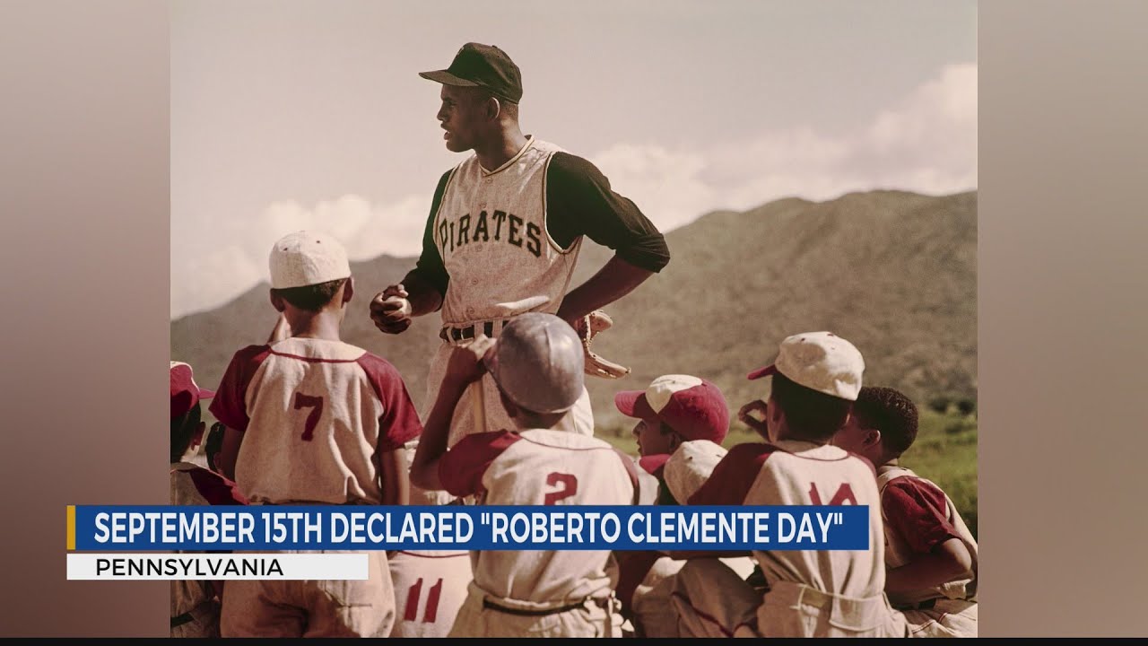 Pennsylvania establishes Roberto Clemente Day - YouTube