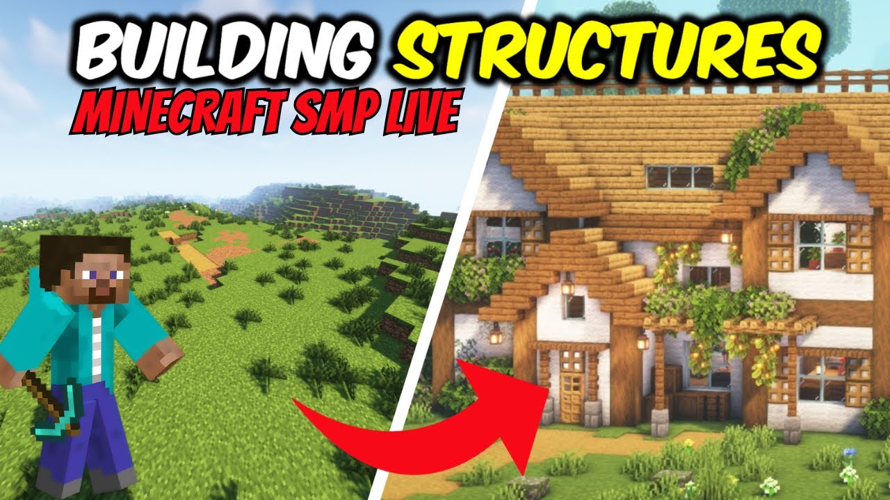 Transforming Plain Biome Into A VILLAGE In This MINECRAFT Smp !! LIVE ...