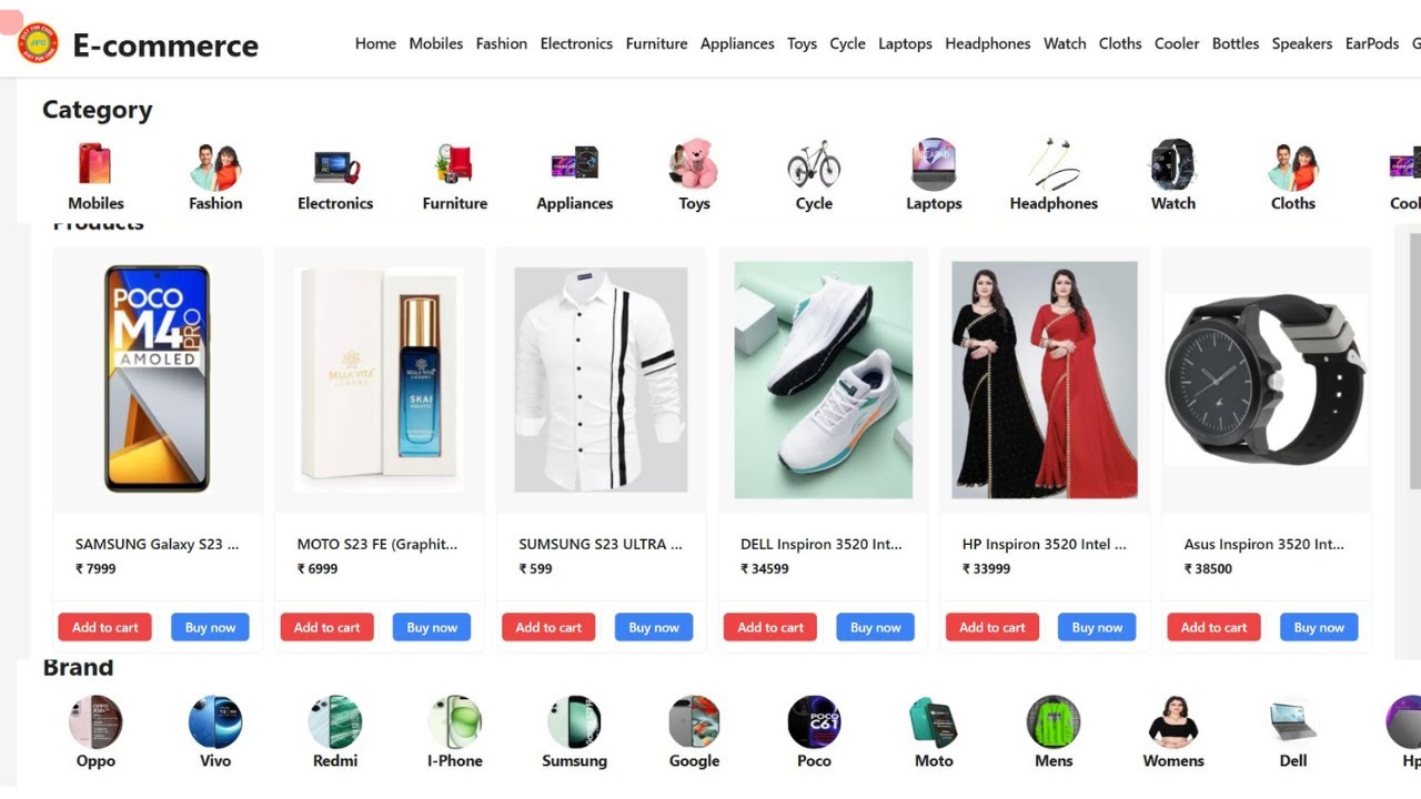 COMPLETE | E-COMMERCE PROJECT IN MERN STACK | IN HINDI | E-COMMERCE PROJECT | E-COMMERCE ...