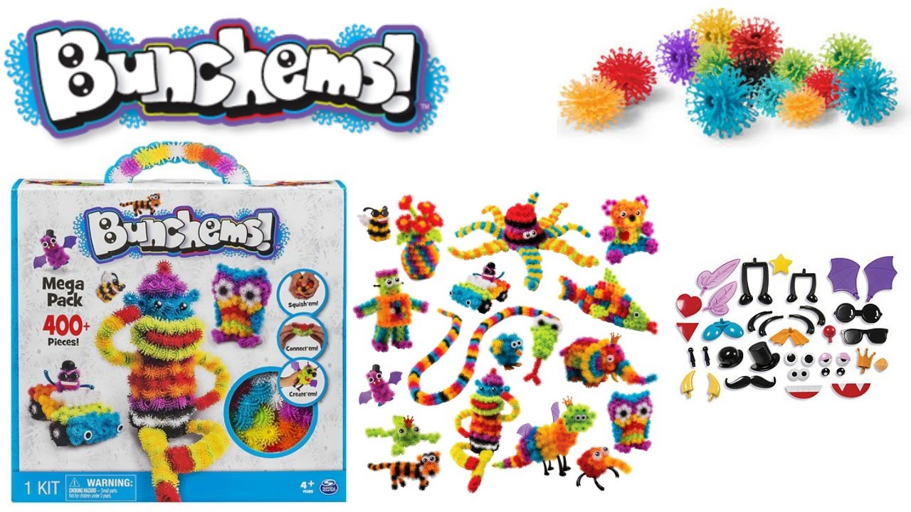 Bunchems Mega Pack Play and Create by Kids World Of Toys - YouTube