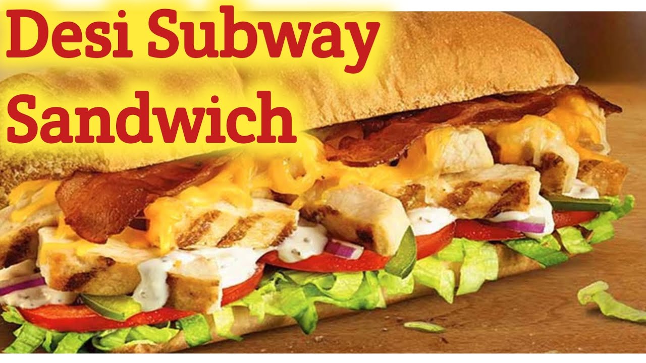 Subway Sandwich With Desi Style | Sandwich indian style mein - YouTube