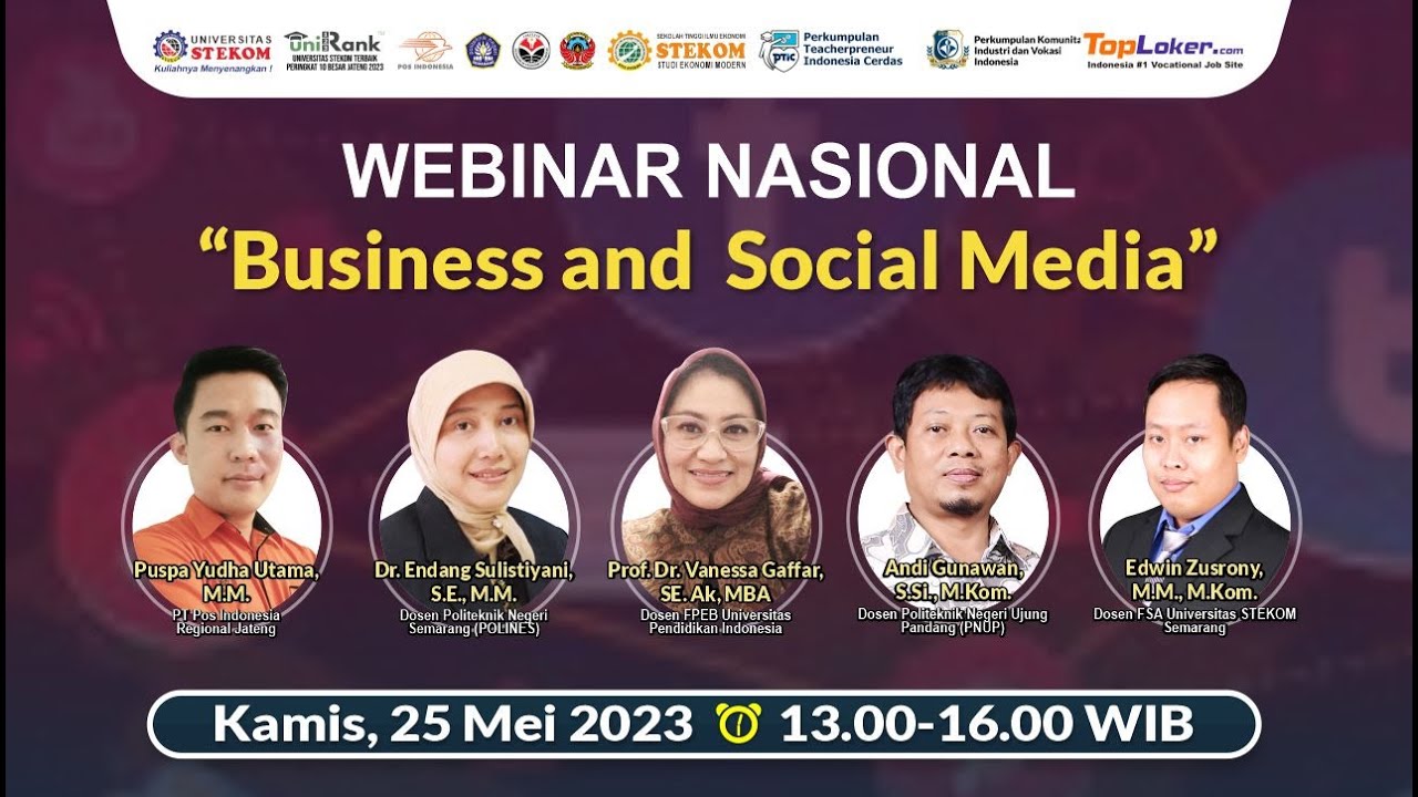 WEBINAR NASIONAL : Business and Social Media - YouTube