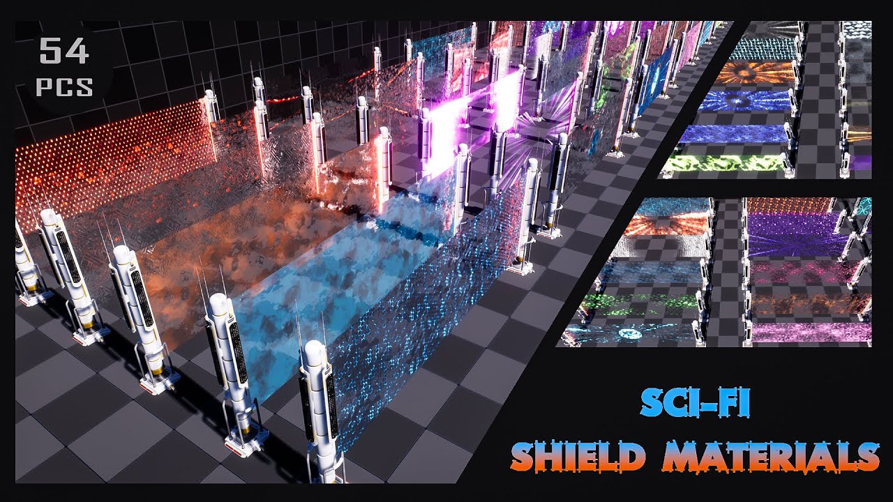 Sci-Fi Shield Materials - YouTube