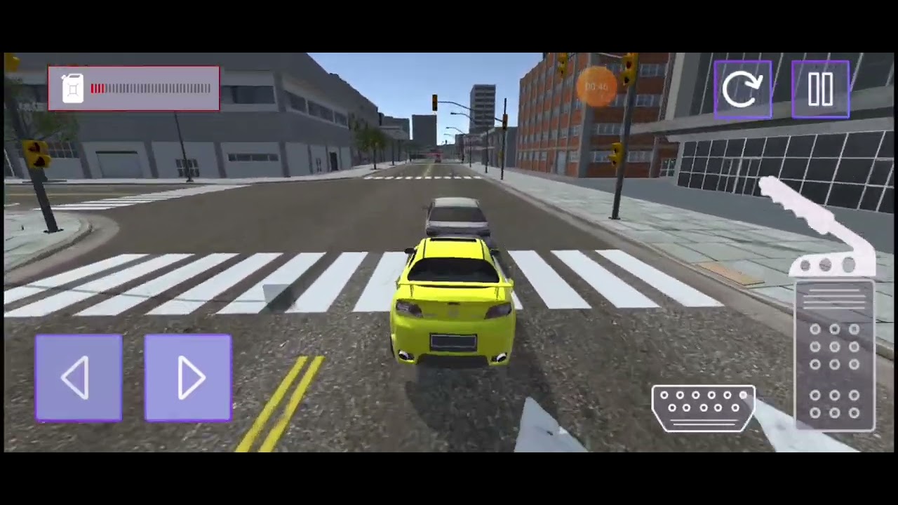 city car driving performance simulator Android games play - YouTube