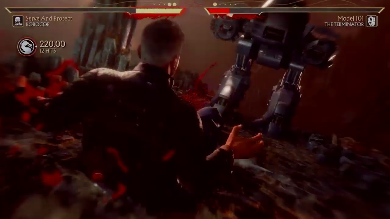 Mortal kombat 11 aftermath Robocop vs Spawn,Joker,Scropion and ...