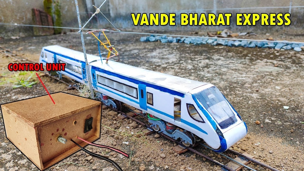 How To Make Vande Bharat Express | Running Model Train 18 | Part-2 ...