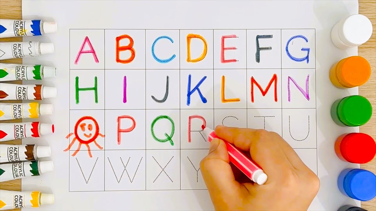 How to Write Letters for Children - Teaching Writing ABC for Preschool ...