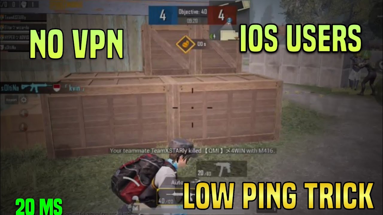 HOW TO PLAY PUBG GLOBAL ON IOS WITHOUT VPN LOW PING | GET 20 MS PING ...