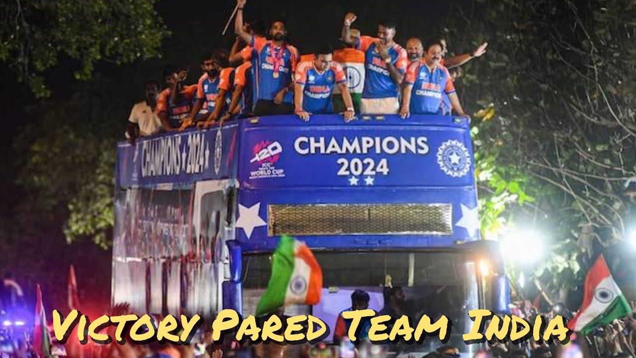 Team india world cup celebration victory Pared - YouTube
