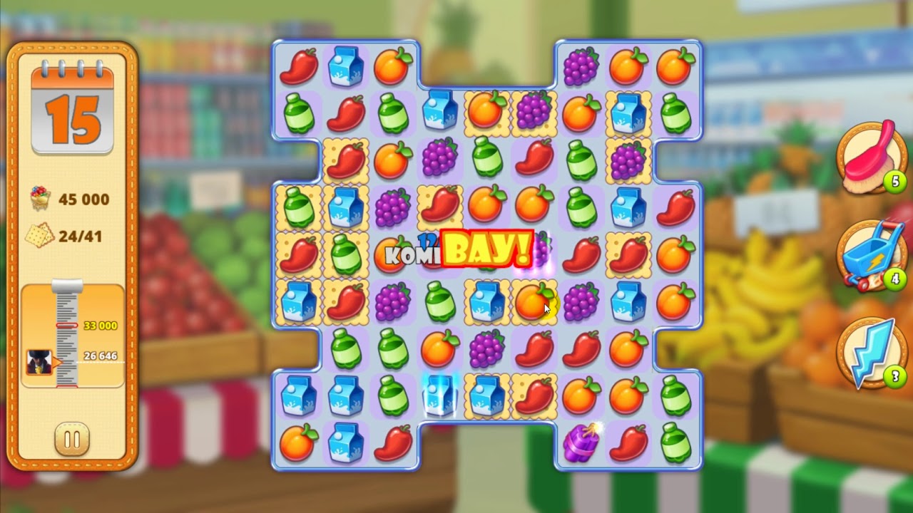 Supermarket Mania - Match 3 - Level 32 - Супермаркет Мания - Три в ряд ...