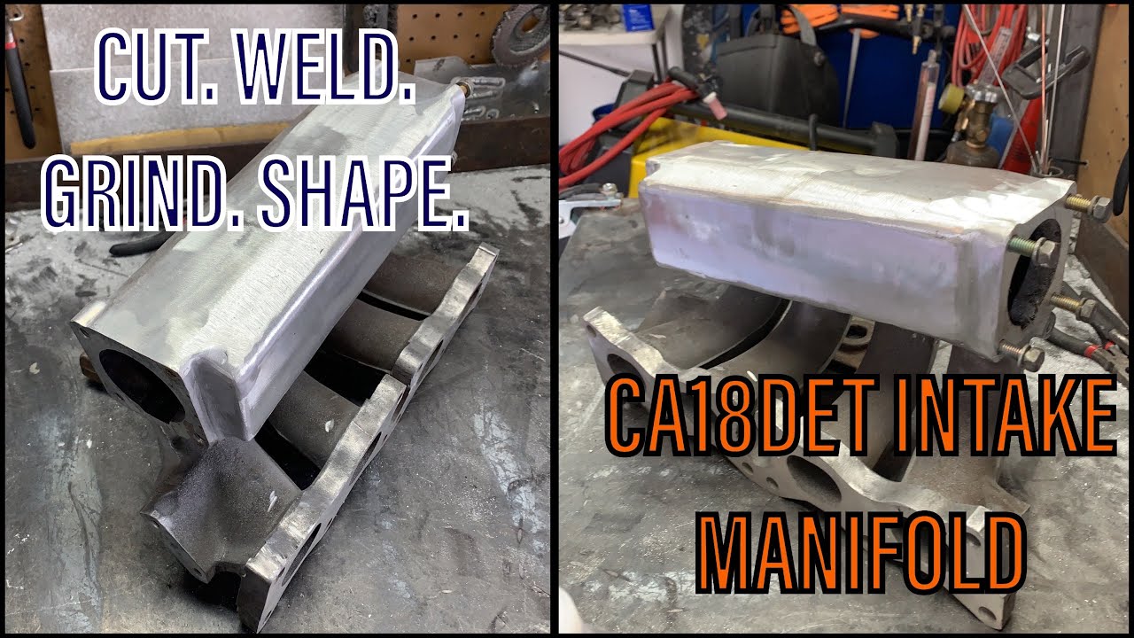 Shaving and Deleting CA18DET Intake Manifold (AHP AlphaTig 201xd) - YouTube
