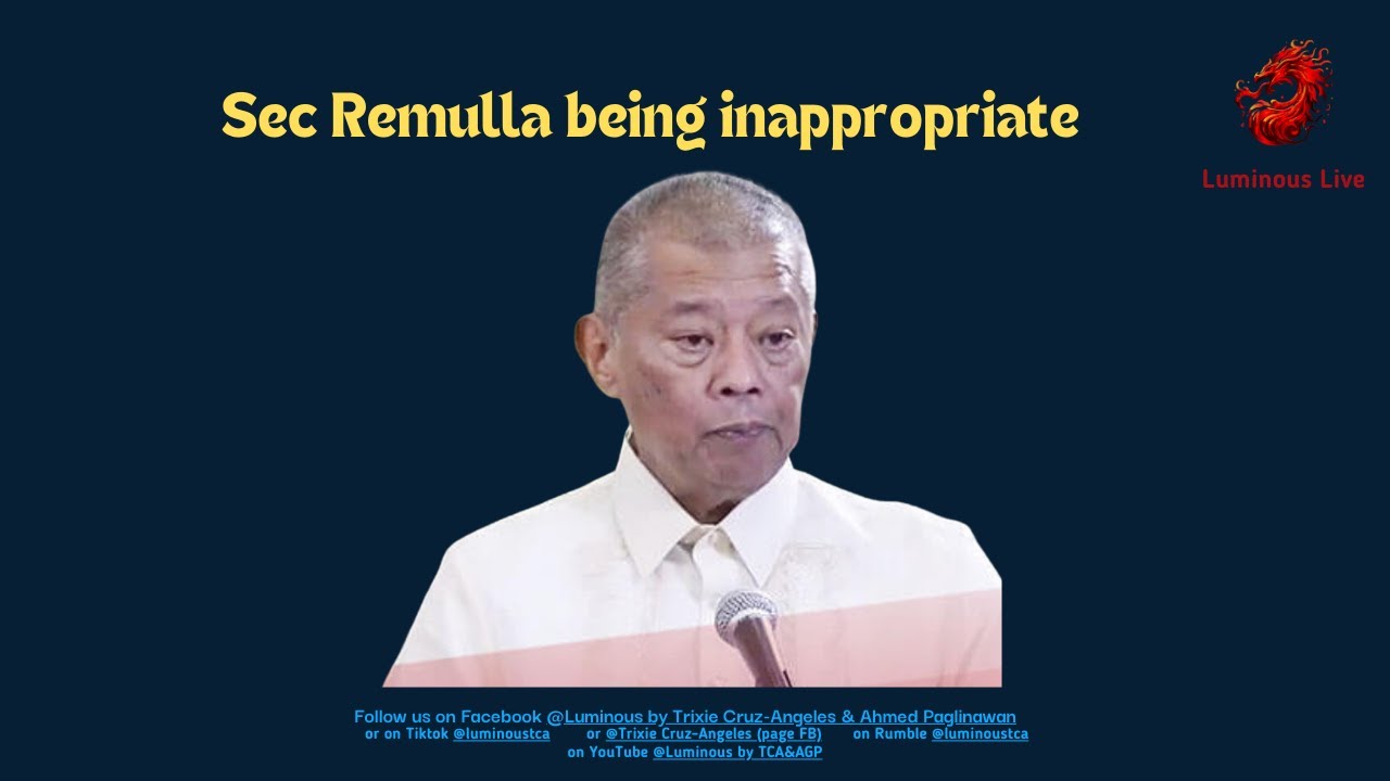 Sec. Remulla - YouTube
