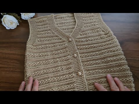 Üç Parça Yelek Ördüm Muhteşem Oldu ✅️ Erkek Bebek Yelek Yapımı ✅️ En Kolay Yelek Modeli