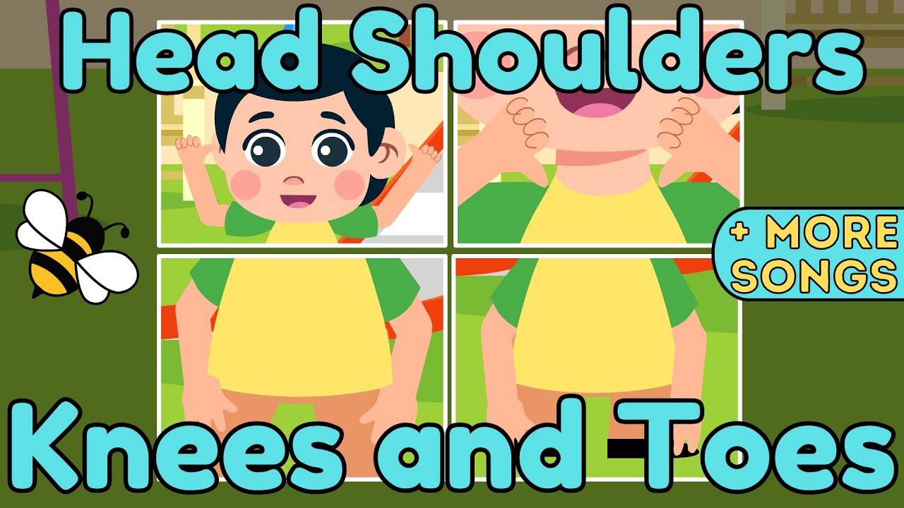 Head Shoulders Knees And Toes Kids Song Collection | Songs For Children ...