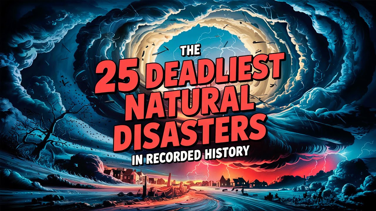The 25 Deadliest Natural Disasters in Recorded History - YouTube