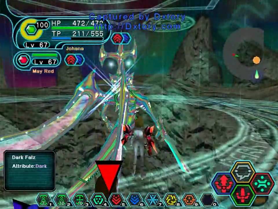 Phantasy Star Online: Dark Falz Final Form - Very Hard - YouTube