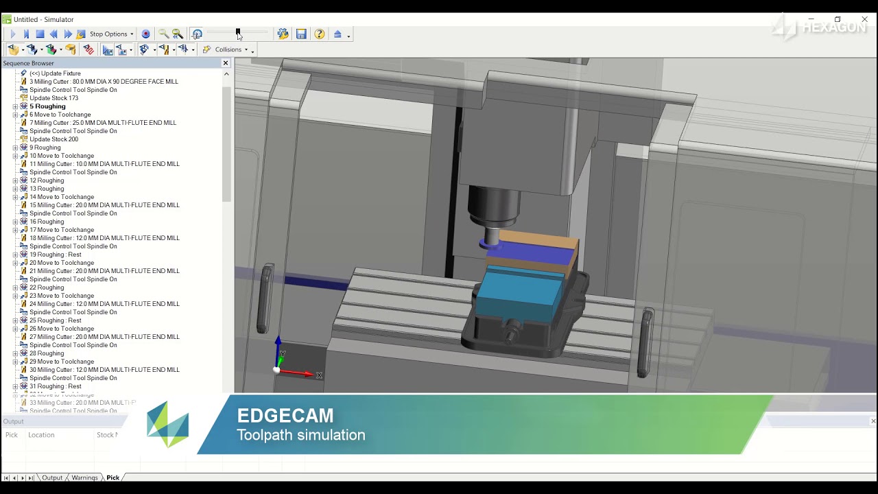 Automatic CNC Milling using EDGECAM - YouTube