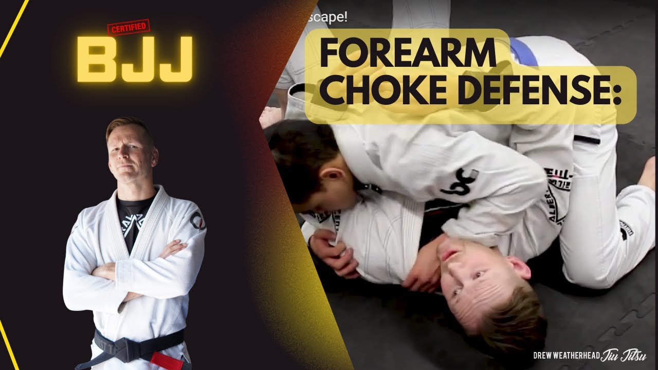 Forearm Choke Defense: Essential and Easy Escape! - YouTube