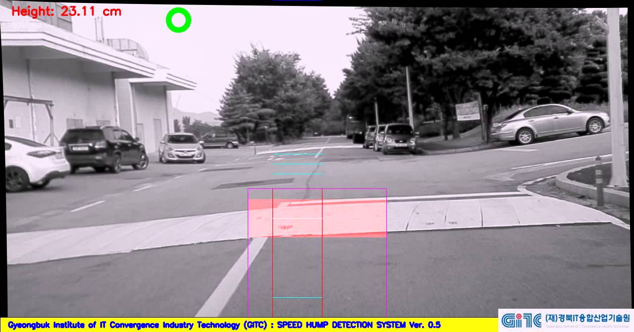 GITC: Stereo Vision Based Speed Hump Detection Ver. 0.5 - YouTube