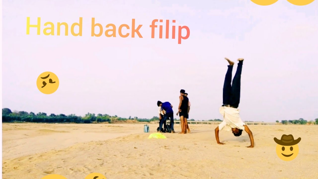 hand back filip stunt sise sikhe practice stunt video viral - YouTube