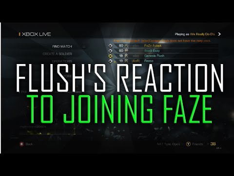 FaZe Flushed's Reaction to Joining FaZe! - YouTube