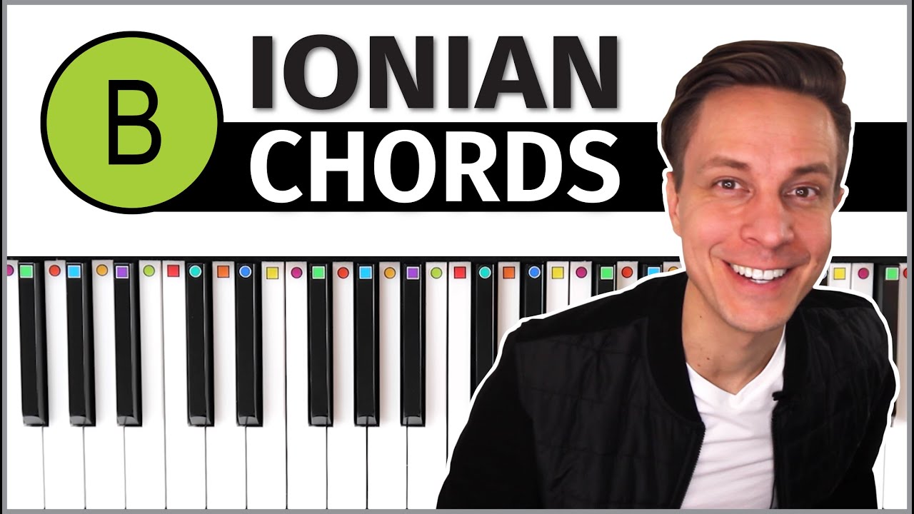 Piano // Chords in the Key of B (Ionian) - YouTube