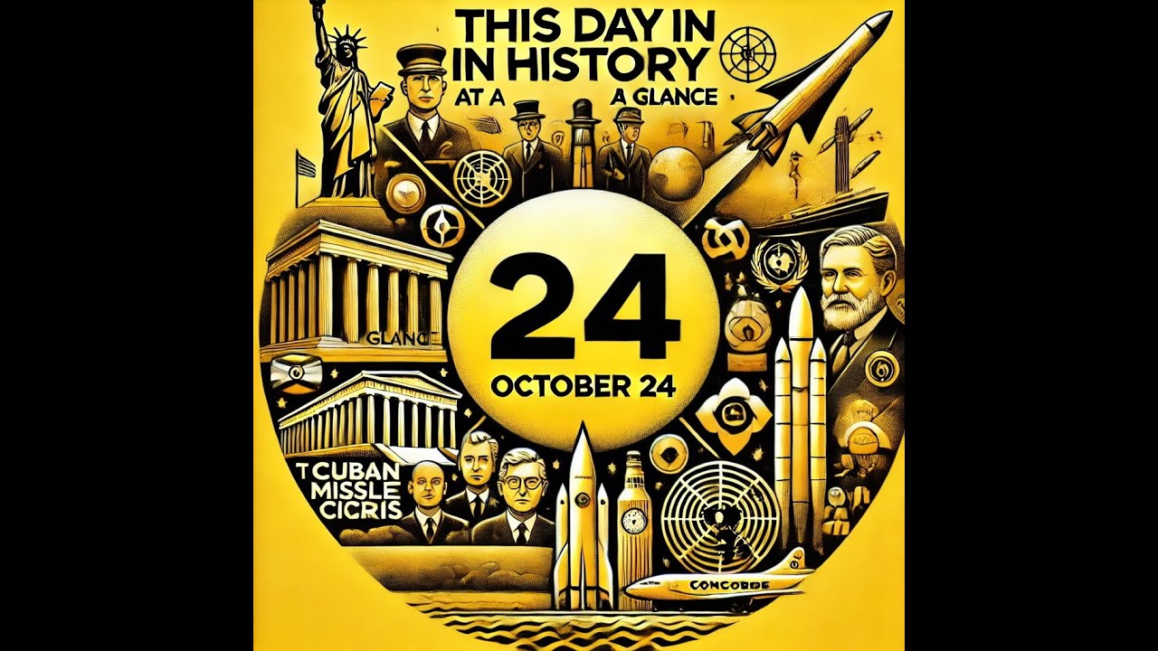 This Day in History at a Glance – October 24 - YouTube