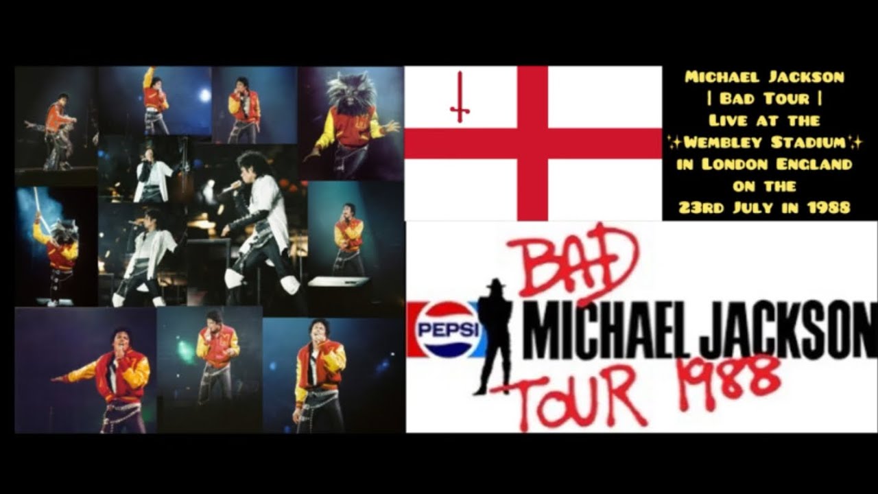 Michael Jackson | Bad Tour Live at London 23rd July 1988 (Amateur ...