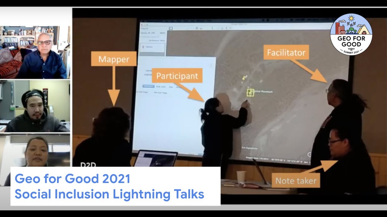 Geo for Good 2021 : Social Inclusion Lightning Talks - YouTube
