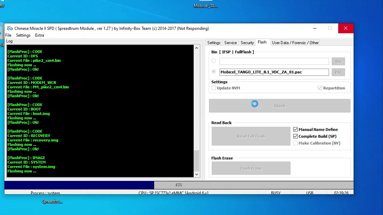 Mobicel Tango lite v4 x4 trendy lite SPD 8.1 Firmware update - YouTube