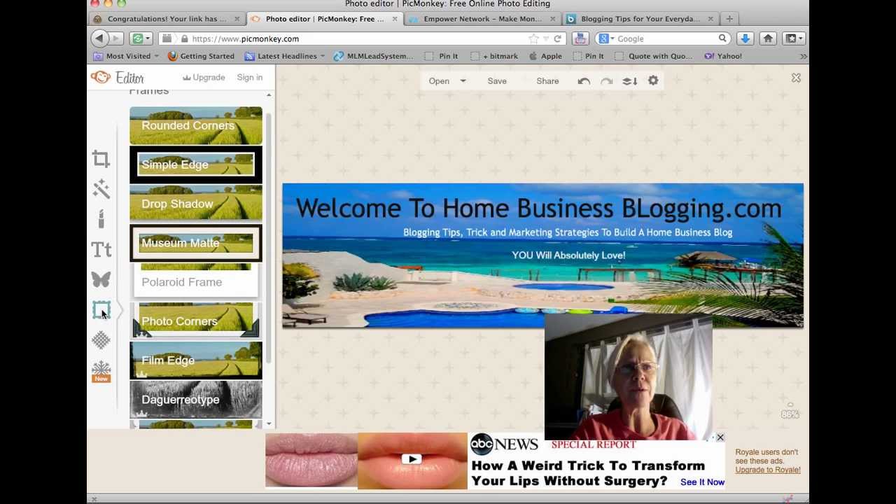 How To Make Your Own Blog Header Wordpress or EN Blog - YouTube