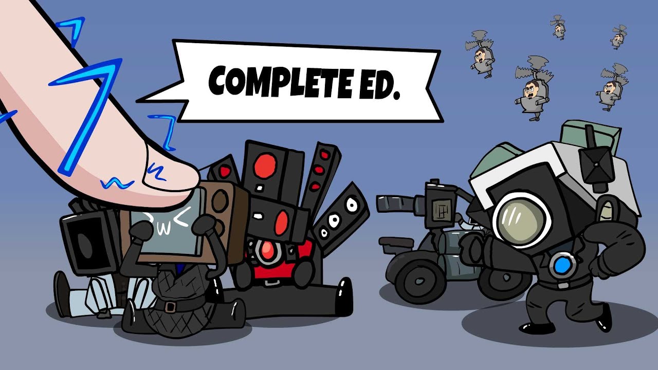 Anime Chibi Skibidi Toilet VS Finger Animation shorts COMPLETE EDITION ...