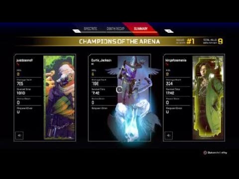 Apex Legends Wraith Witch Skin Win Double Tap City - YouTube